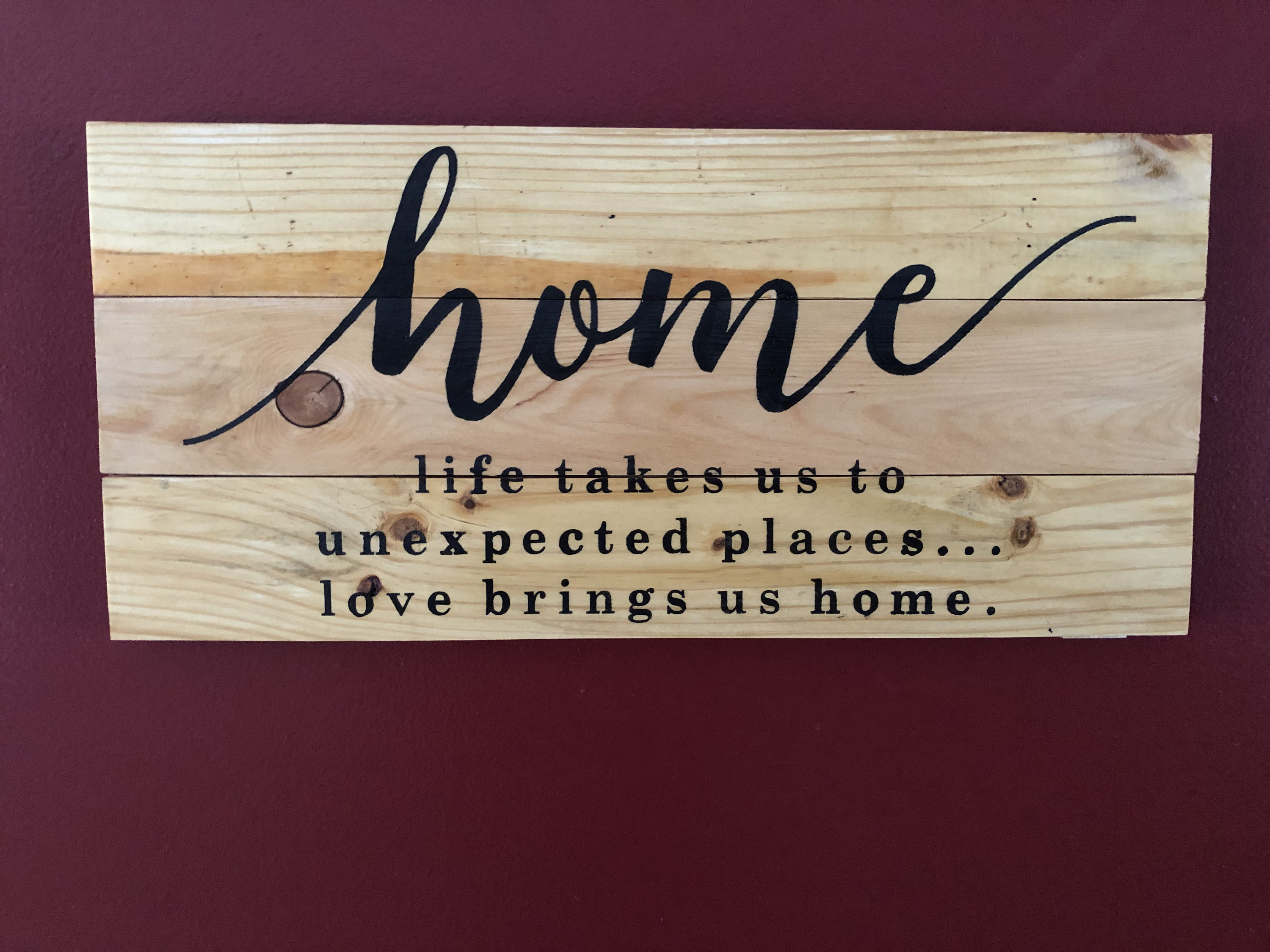 Rustic Home Sign / Home Wall Sign/ Rustic Home Decor