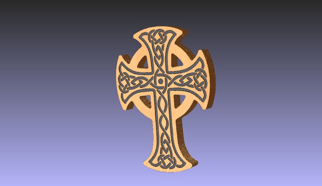 FILE vectors for making CELTIC CROSS on cnc router laser | Etsy