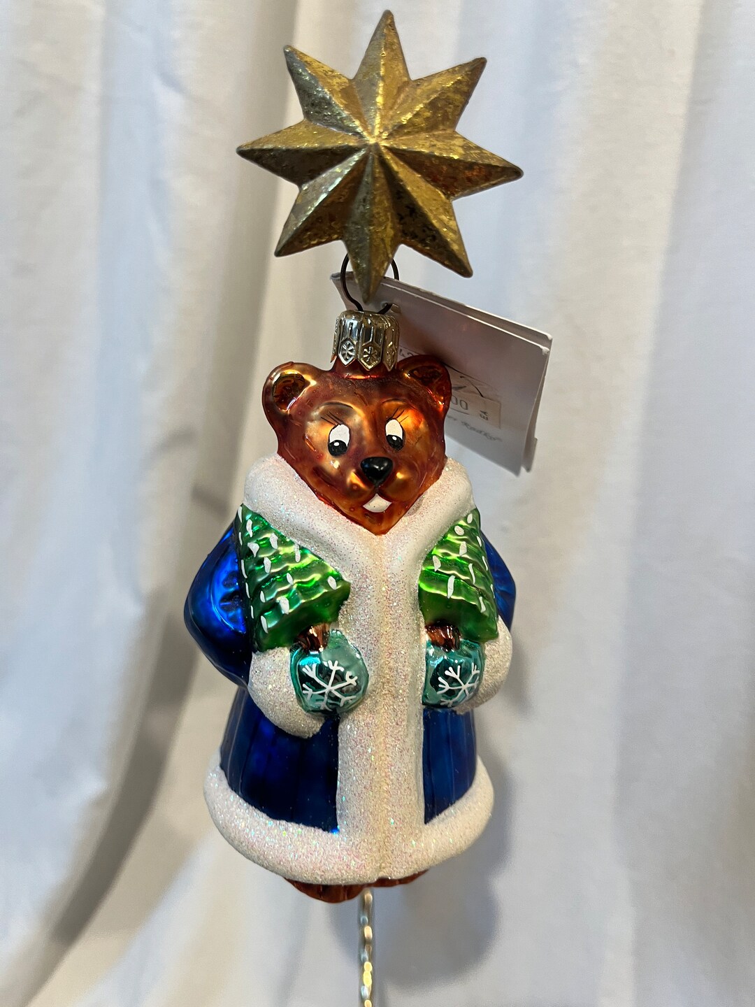 Vintage Radko Mini Ornaments: Mini Bear Mail, Beary Chic, Tiny Ted 2 ...