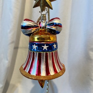 Vintage Radko Liberty Bell Ornament 3 Available - Etsy