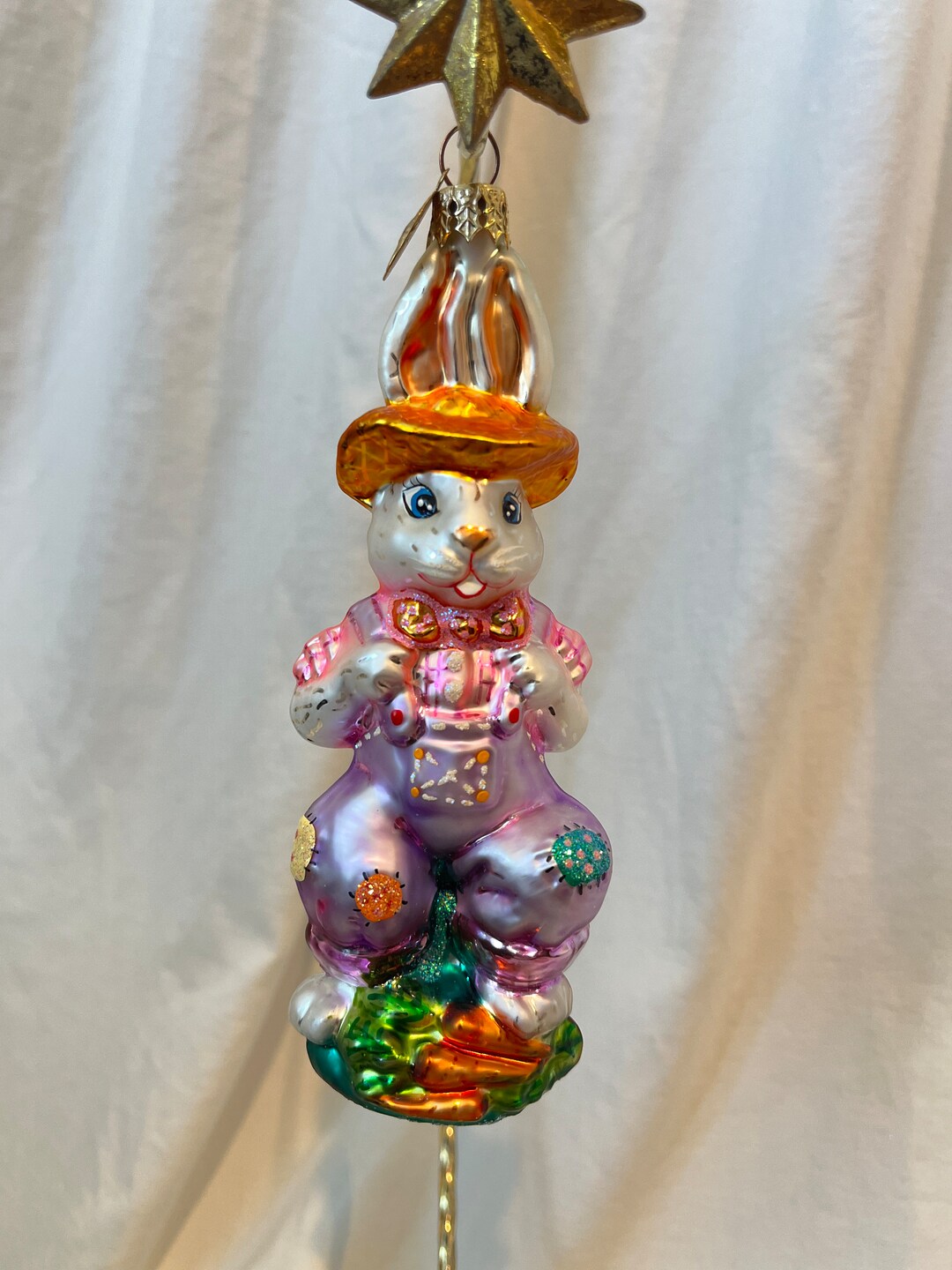 Vintage Radko 1997 Circus Chief Bunny Rabbit, 2001 Hill Billy Bunny ...