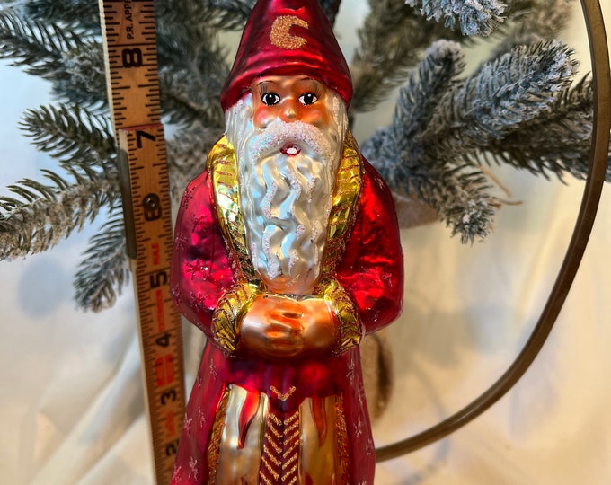 Vintage Radko 1997 Winter Wisdom Santa Red/gold Robe 97-259-0 Ornament ... Vintage Radko 1997 Winter Wisdom Santa Red/gold Robe 97-259-0 Ornament ...