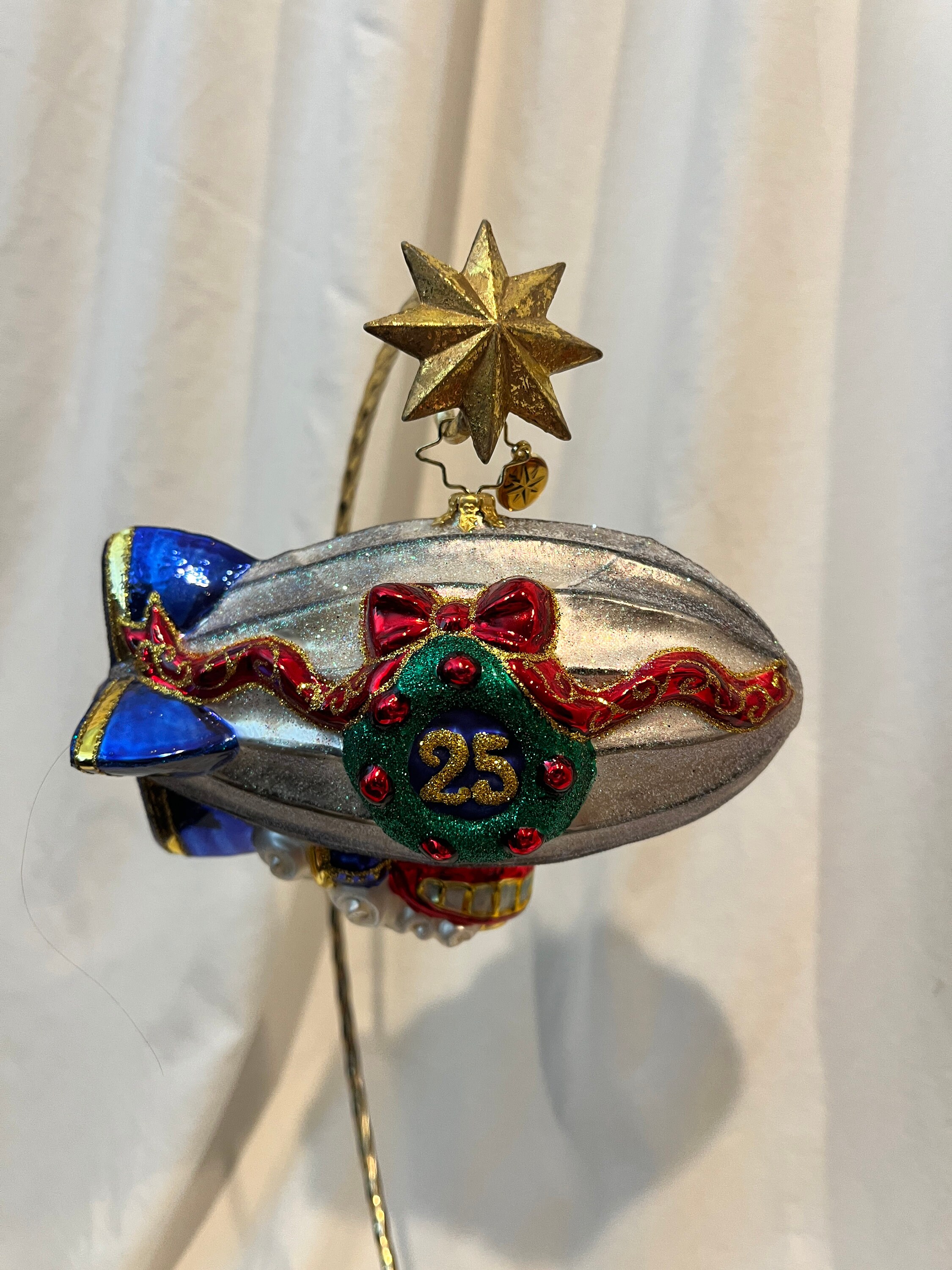Vintage Radko 1016062 Uplifting Cheer Blimp Ornament - Etsy