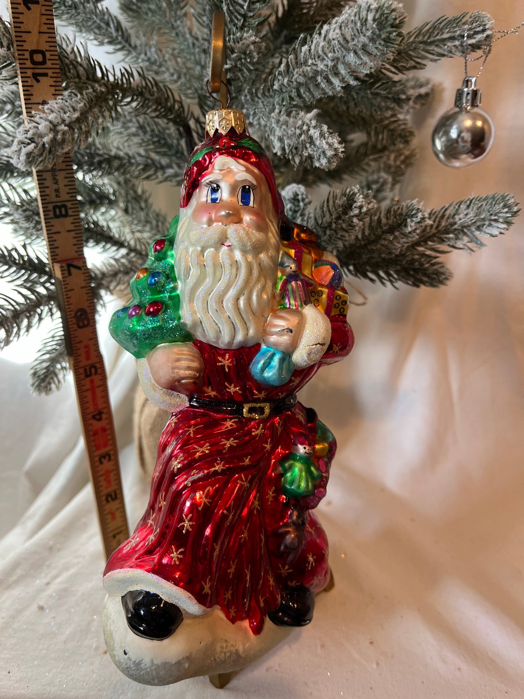 Vintage Radko A Splendid Arrival Little Gem Glass Ornament 00-508-0 Red ...