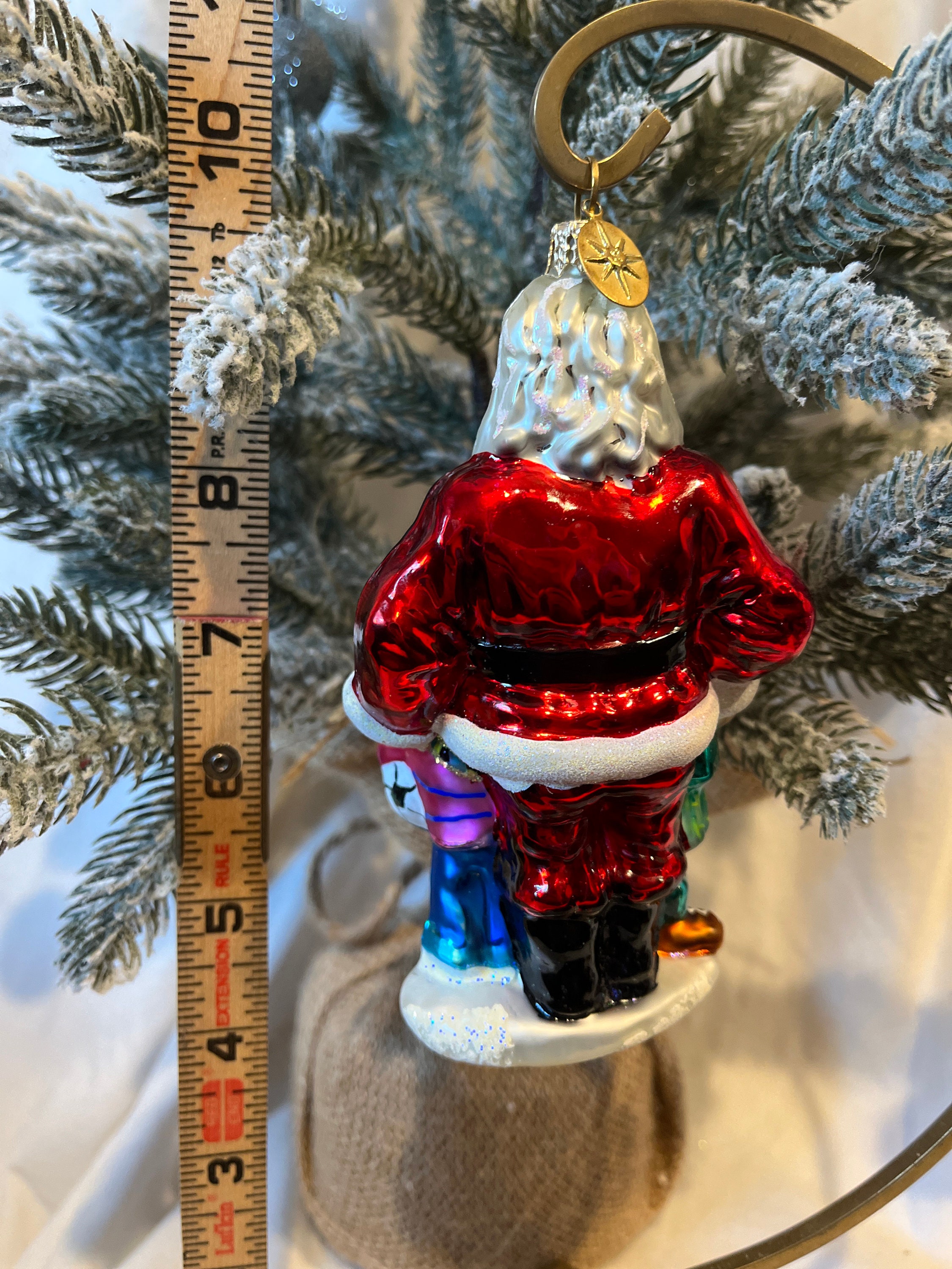 Vintage Radko Santa With Kids and Toys Ornament - Etsy