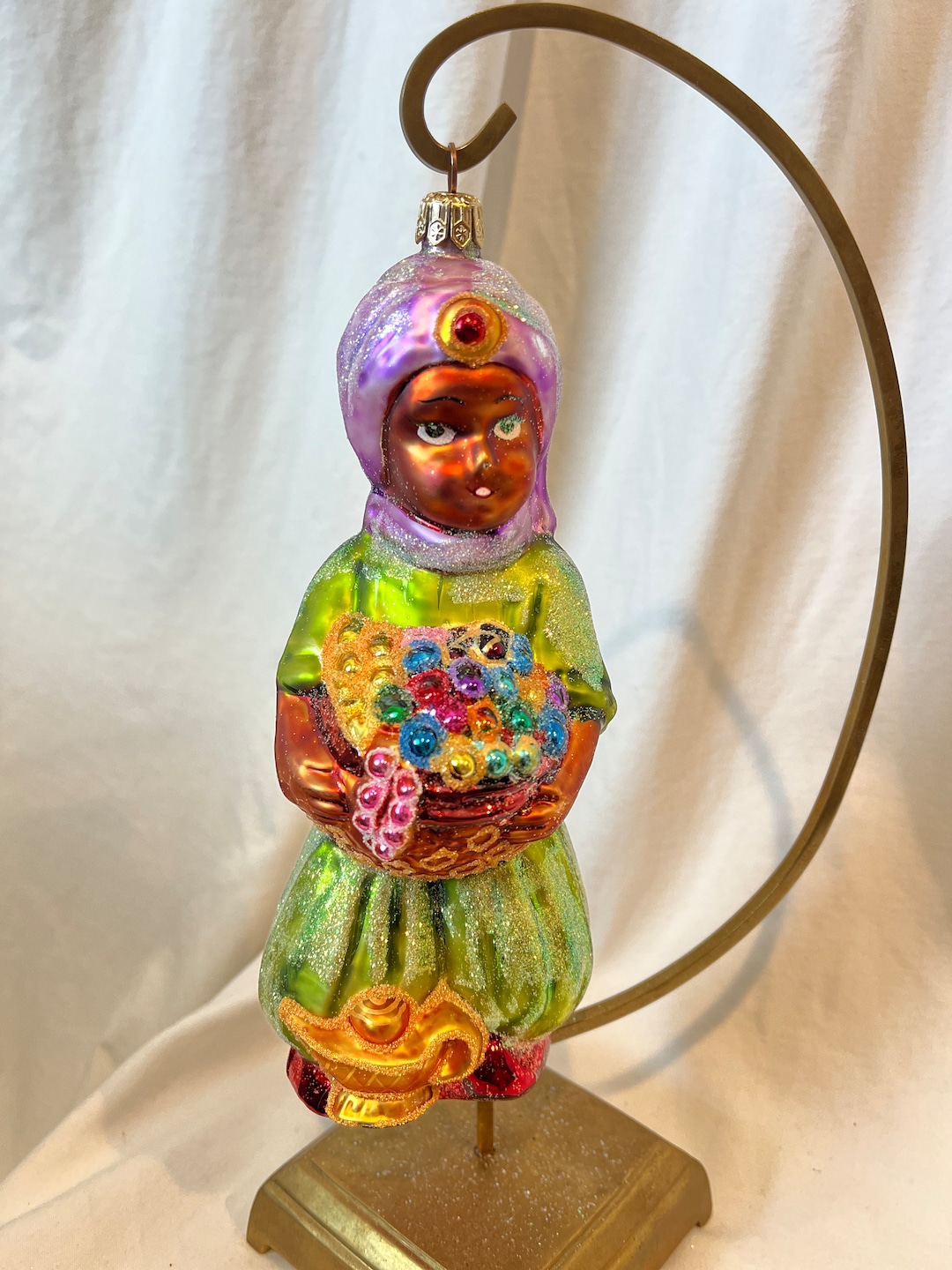 Vintage Radko 1997 Persian Delight 97-155-0 Aladdin Genie Ornament, 3 ...