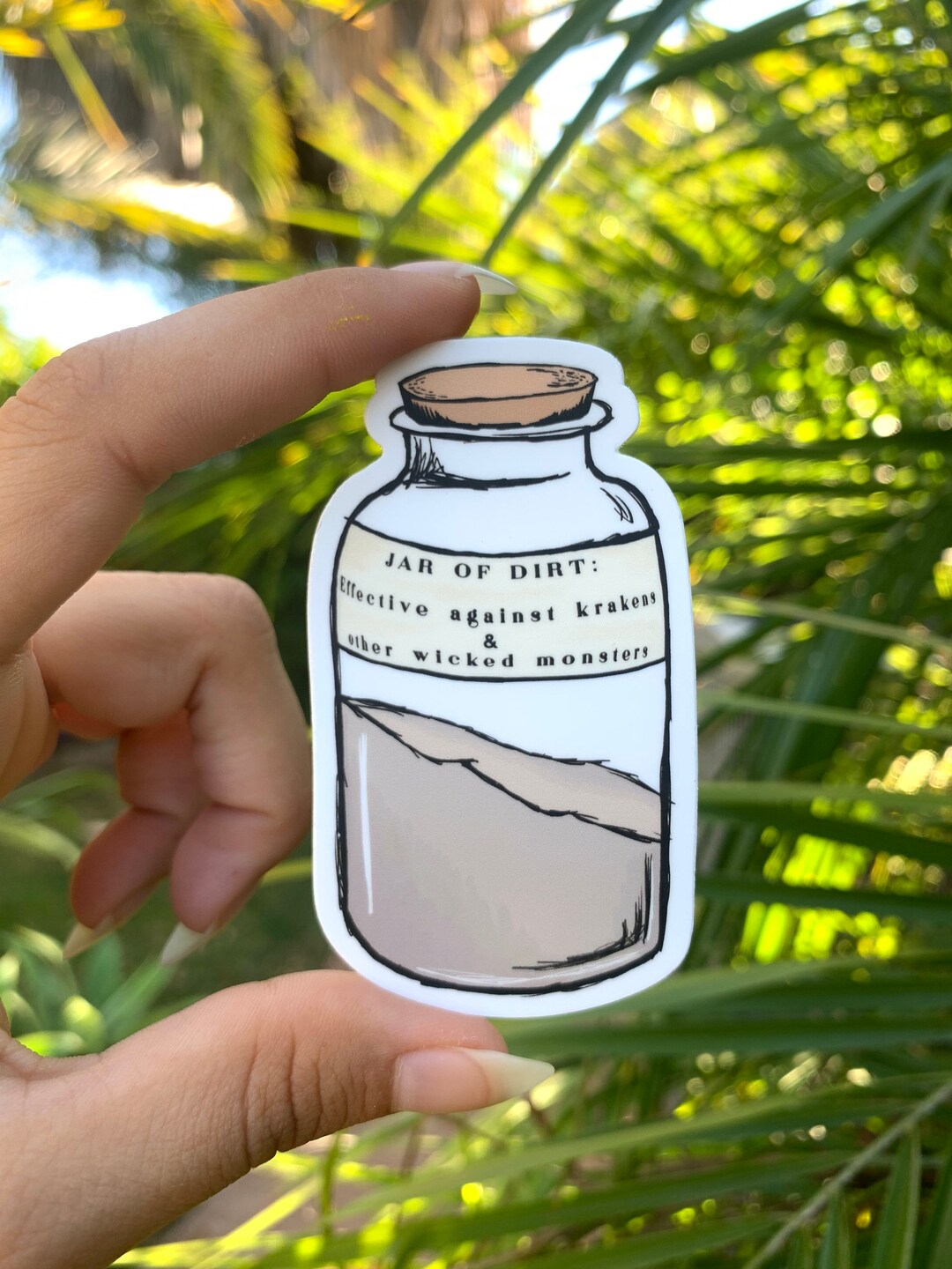 Jar of Dirt Johnny Depp Sticker, Captain Jack Sticker, Pirates Sticker ...