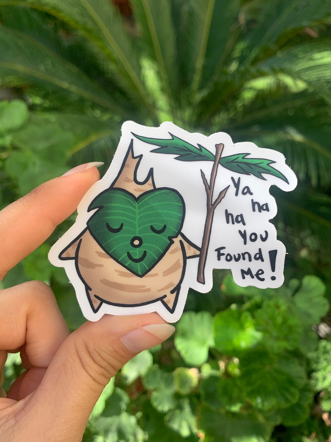 Ya Ha Ha You Found Me Cute Korok Zelda Sticker / LOZ / BOTW / TOTK ...