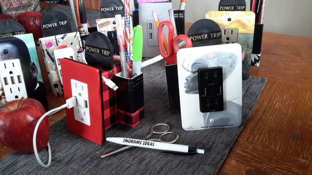 Power Trip - 120v Receptacle/ USB Ports - Cellphone Dock - "power at ...