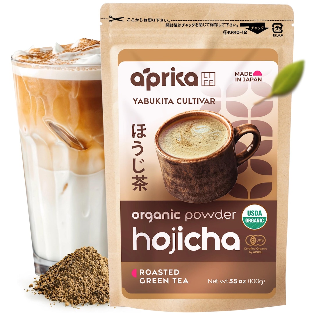 Organic Hojicha Roasted Green Tea Powder Authentic Japanese Houjicha ...