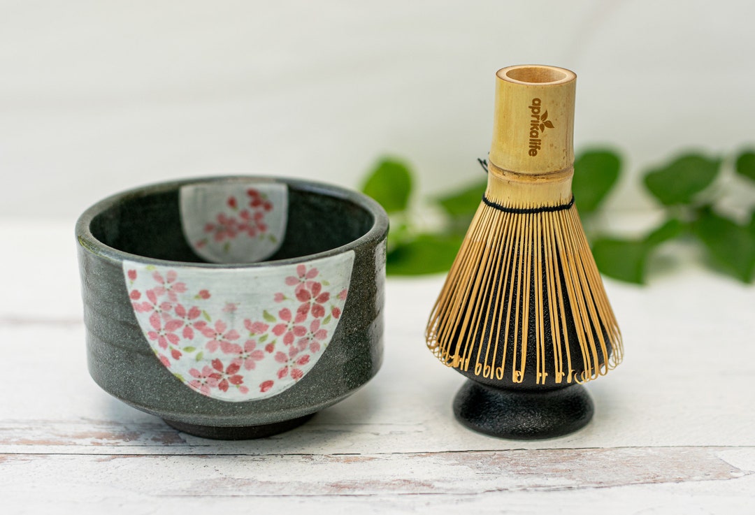 Handcrafted Ceramic Matcha Set Japanese Matcha Bowl, Bamboo Matcha ...