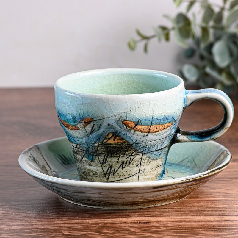 Ceramic Tea Cup - Etsy