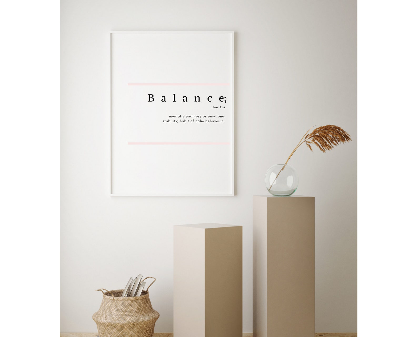 Balance Definition Printable Art Prints for the Home or | Etsy