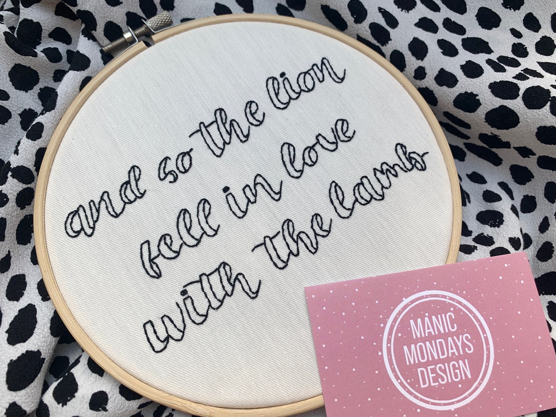 Twilight Embroidery Wall Hanging Handmade Wall Art - Etsy UK