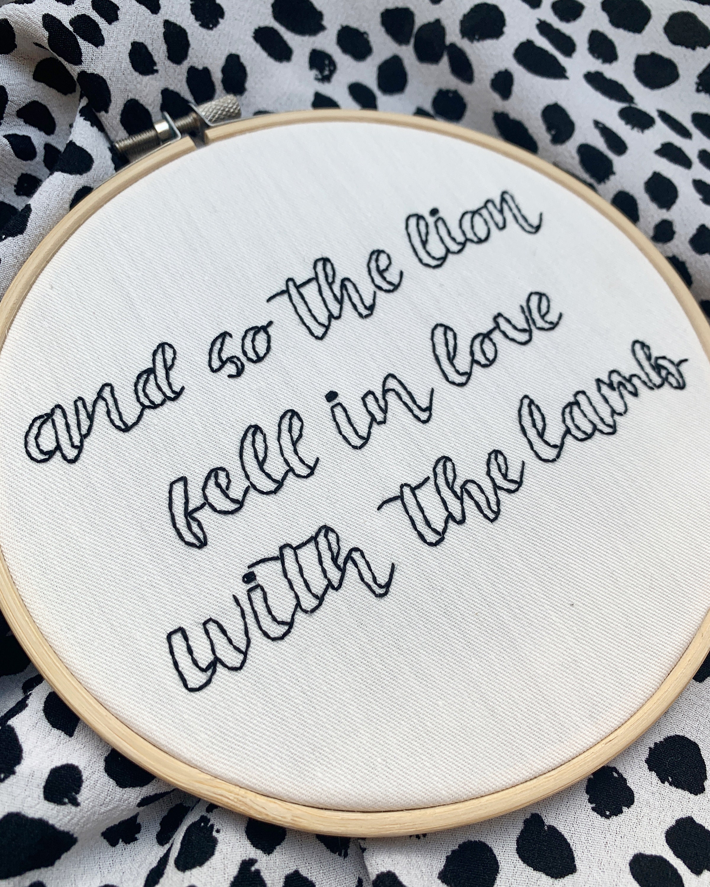 Twilight Embroidery Wall Hanging Handmade Wall Art - Etsy UK