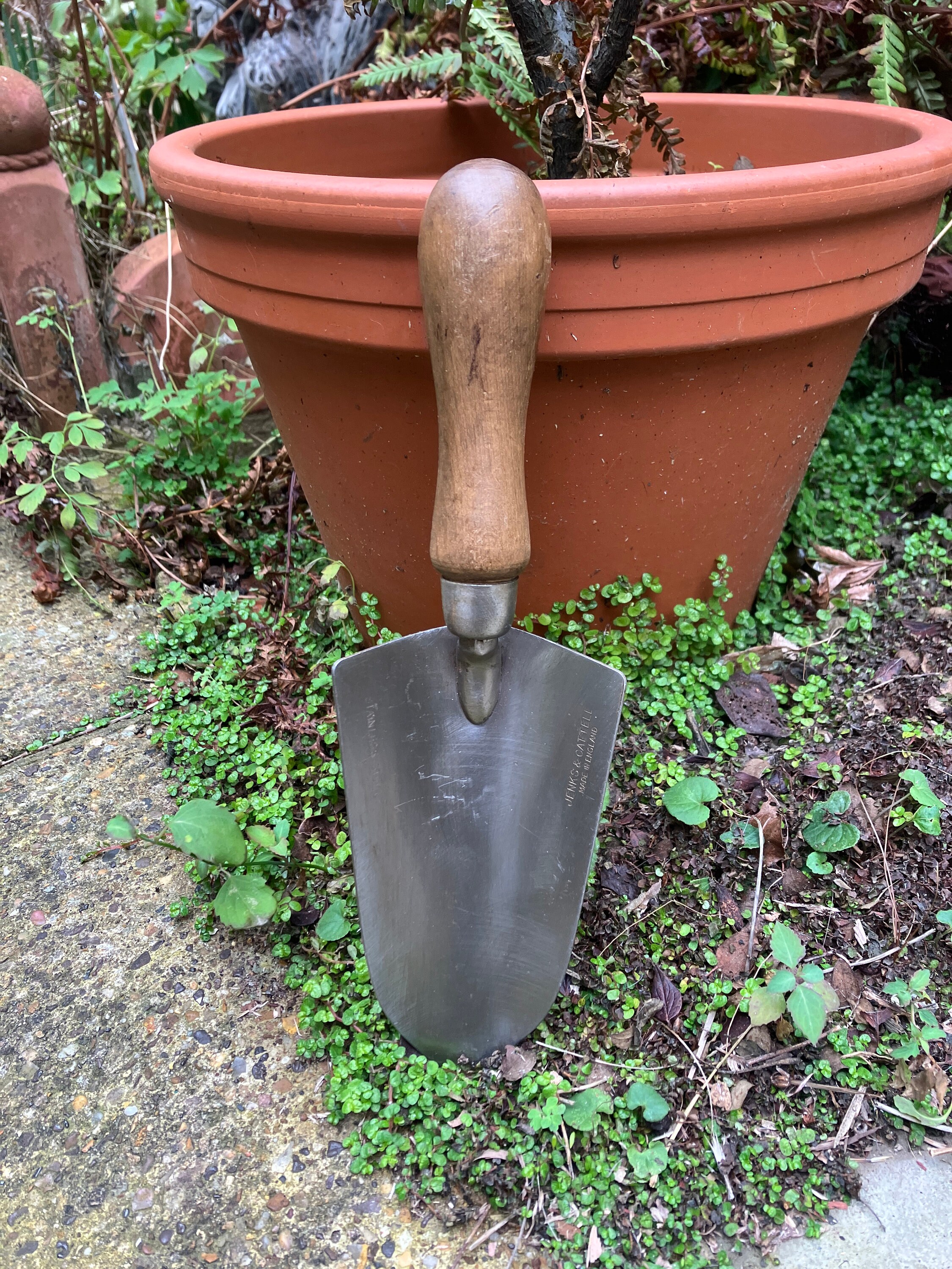 Vintage Restored English Garden Trowel Jenks and Cattell - Etsy