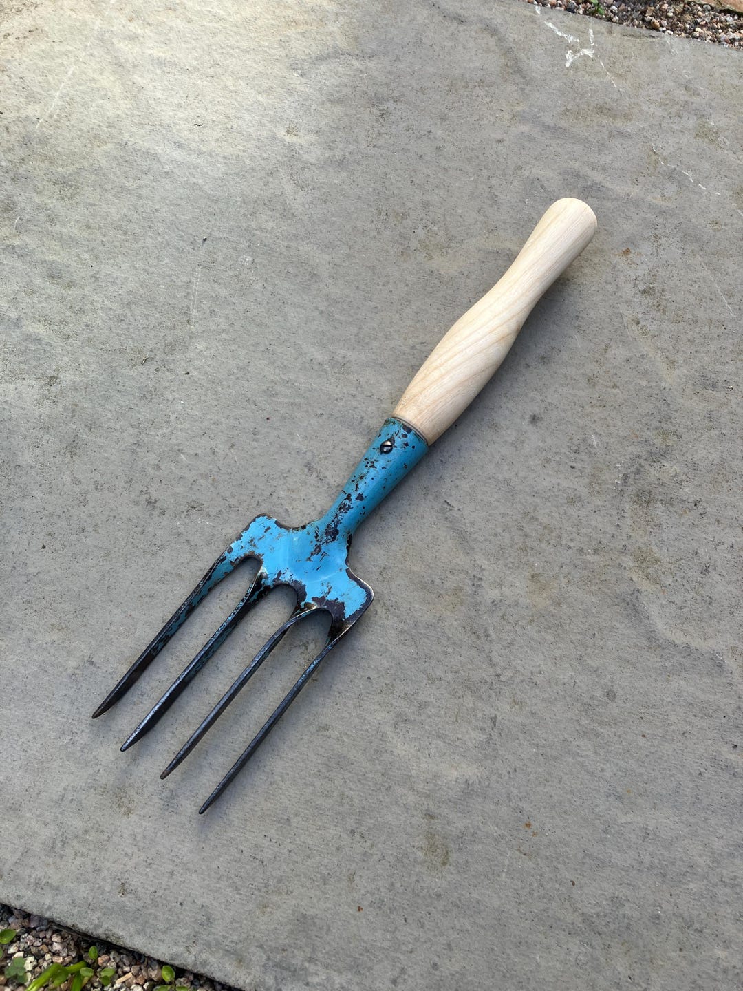 Restored Old English Made Garden Hand Fork - Etsy