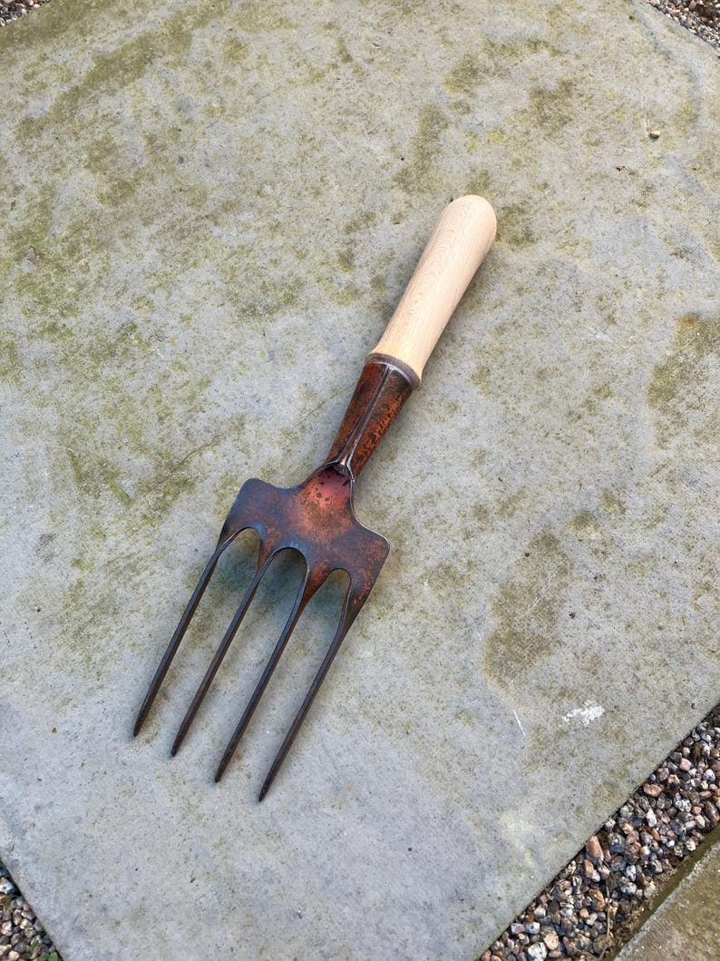 Restored Old English Made Garden Hand Fork - Etsy
