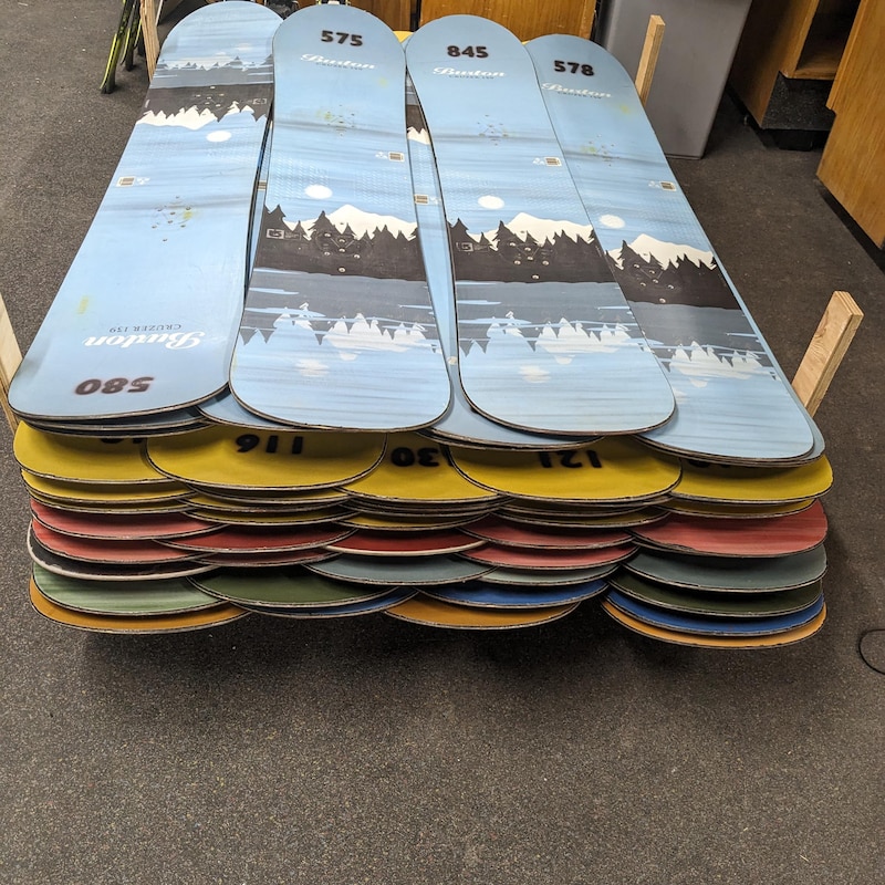 Snowboard Metal Art - Etsy