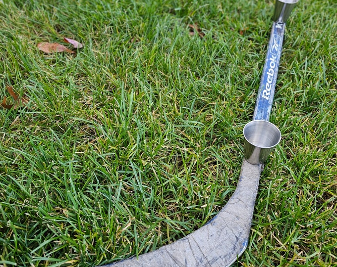 Hockey Stick Shot Ski: Reclaimed Wood, Stainless Steel - Party Fun - Etsy