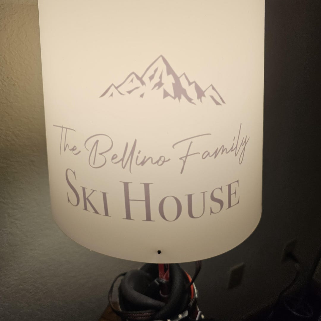 Personalized Ski Boot Lamp: Upcycled Atomic Race Boot, 30-inch - Etsy