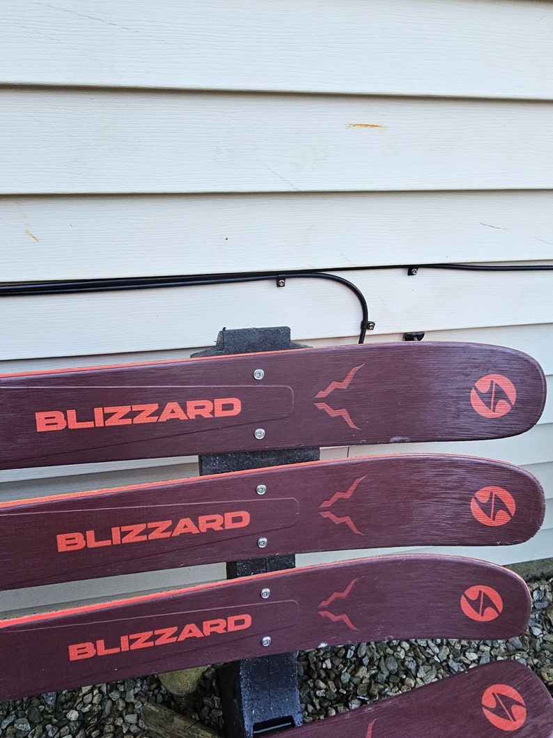 Blizzard Ski Bench Made With Real Recycled Blizzard Rustler Snow Skis ...