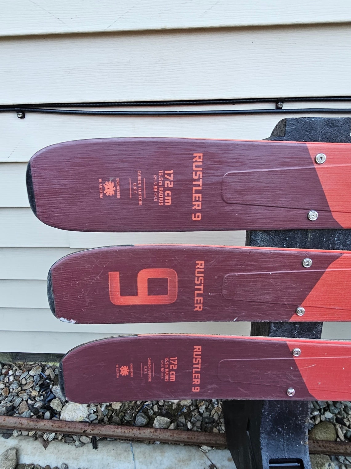 Blizzard Ski Bench Made With Real Recycled Blizzard Rustler Snow Skis ...