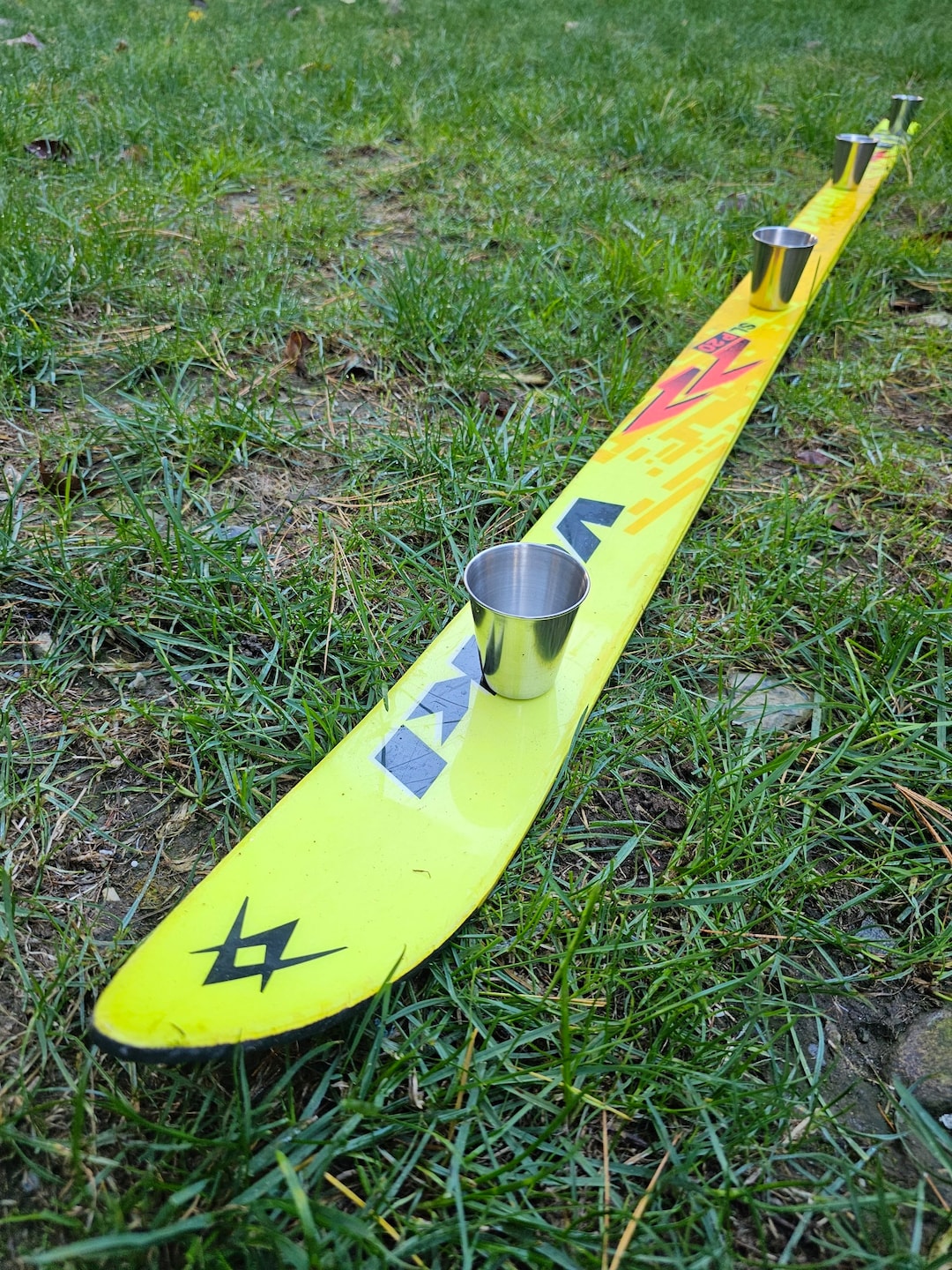 Shot Ski Legendary Volkl P50 Neon Yellow Shot Ski 4 Shot, Large 2.5oz ...