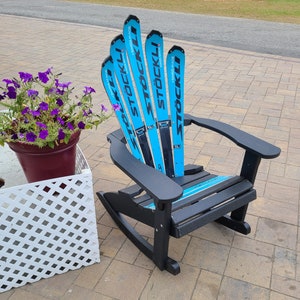 Fischer Ski Chair, Ski Rocker, Recycled Plastic Snow Skichair Rocker ...