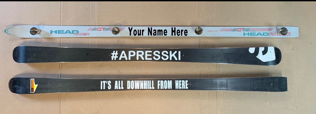 Shot Ski - Custom & Personalize a Real Snow Ski With 4 Large 3oz ...