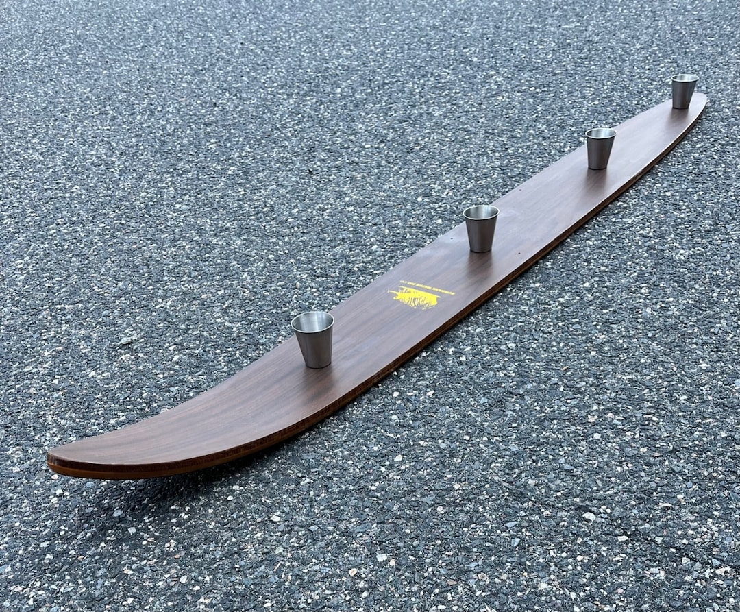 Antique Wooden Shot Ski: 4-shot Party Fun - Etsy