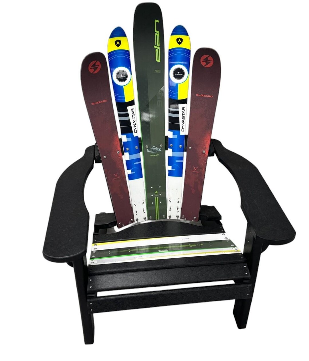 Recycled Ski Chair: Handmade Adirondack Style Outdoor Seating - Etsy