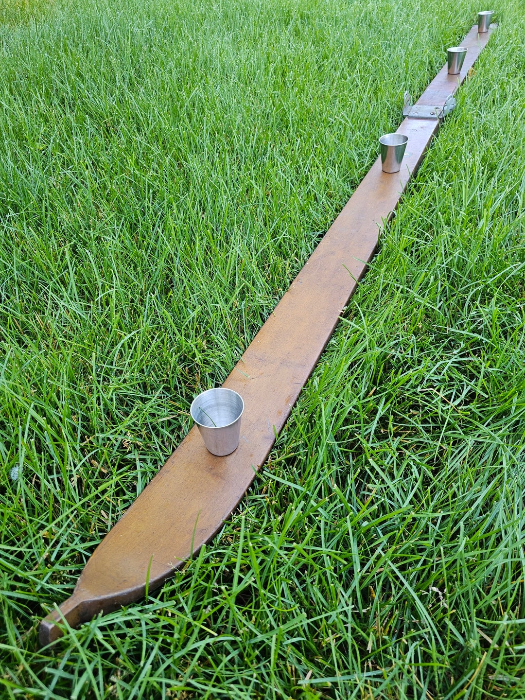 Shot Ski Antique Old School Northland Wooden Shot Ski, 4 Shot Made From ...