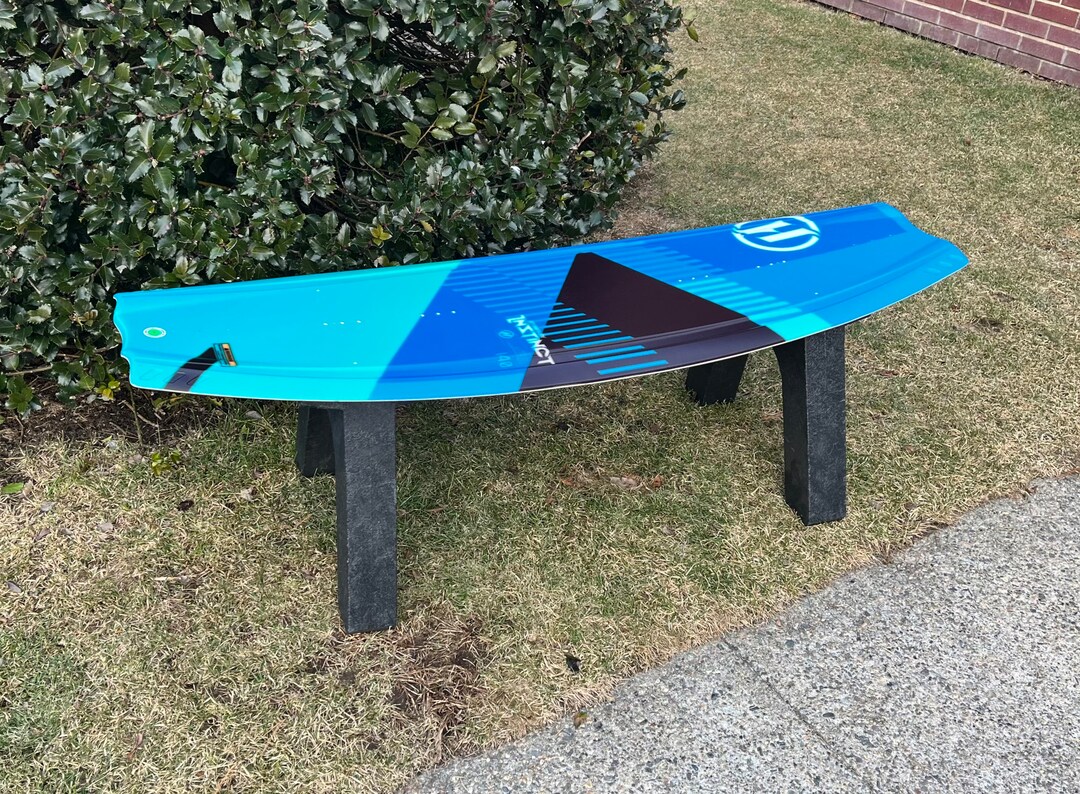 Surf Coffee Table or Wake Board Seat or Wake Board Table With Recycled ...