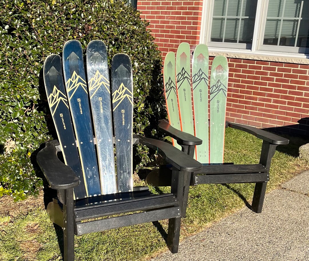 Ski Chair, Set of 2 Skichairs, Customize Your Recycled Plastic Snow ...