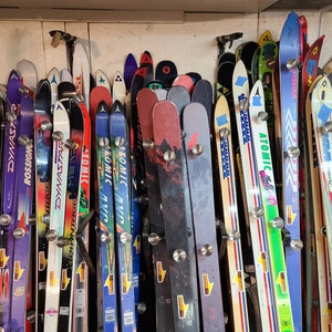 Shot Ski - 2 Complete Shot Skis Made From Real Snow Skis Each With 4 ...