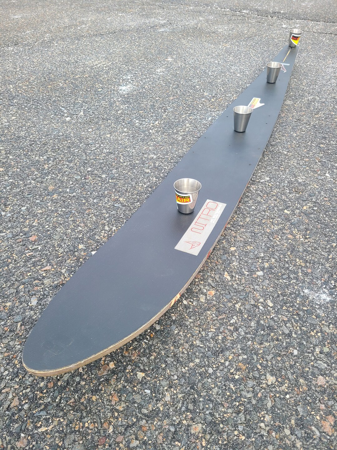 Personalized Shot Ski W/ Removable Magnetic Shots Made With Real Water ...