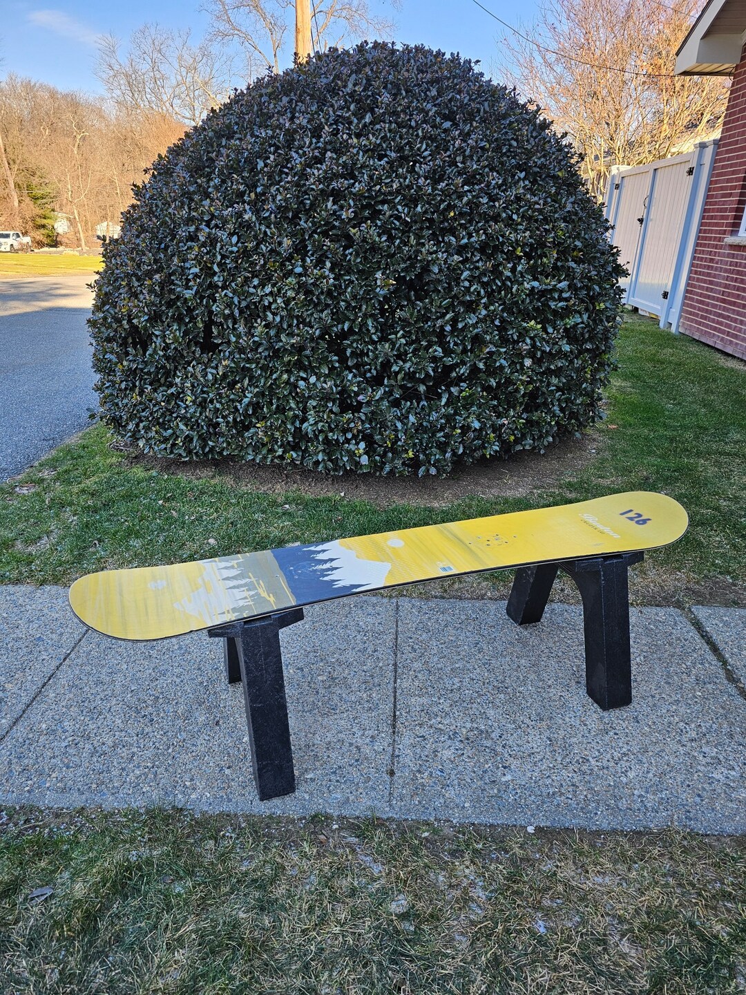 Burton Snowboard Coffee Table or Seat Choose Your Color for a Burton ...