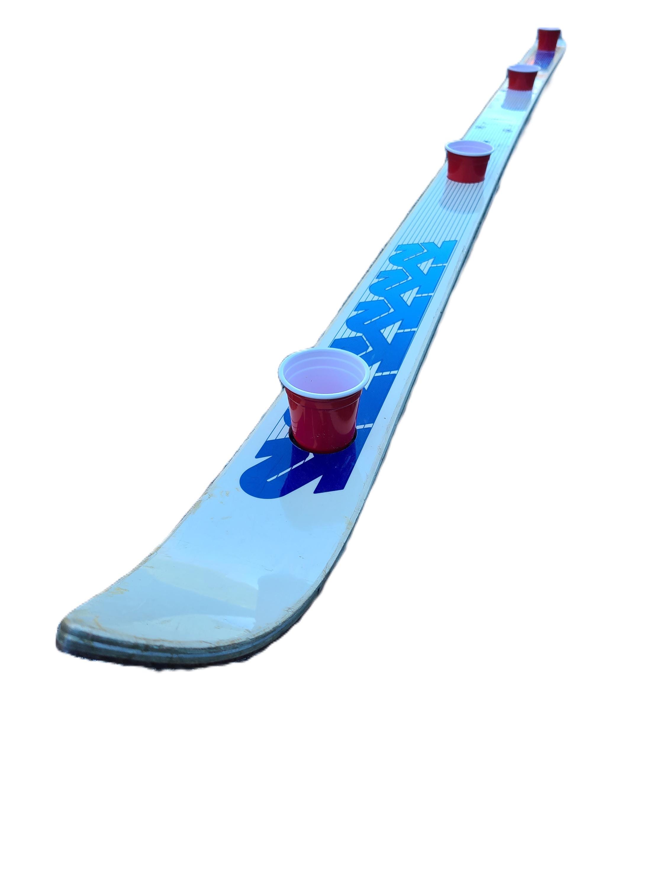 Shot Ski & Personalization - Real Snow Ski With 4 Holes and Glasses ...