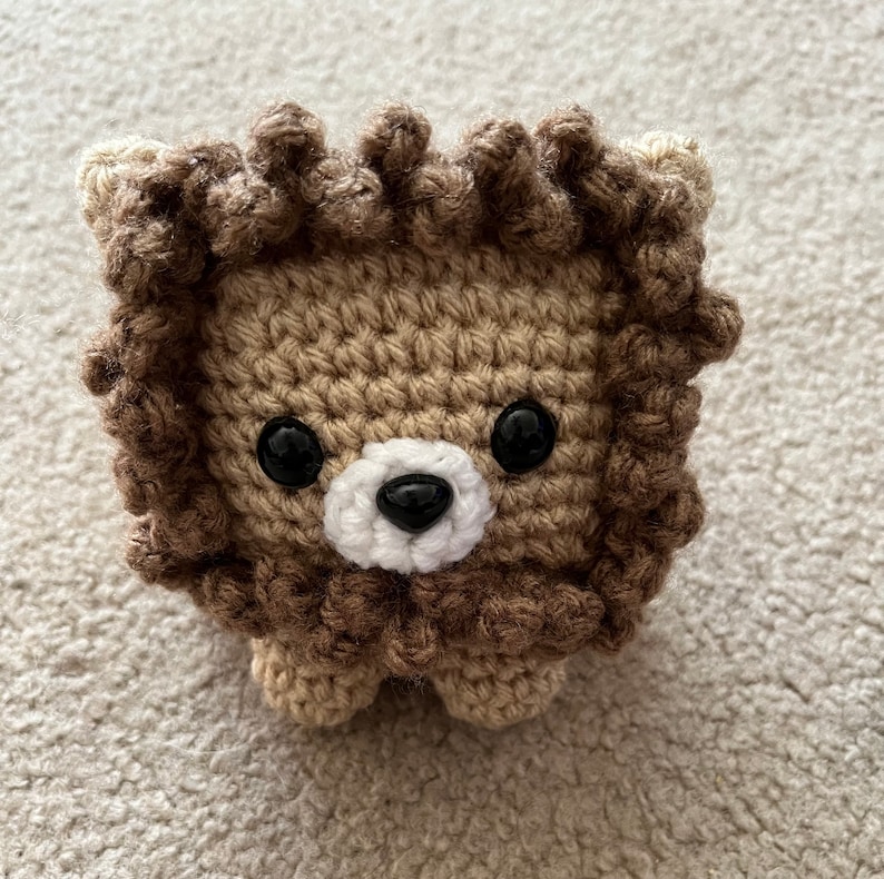 Cube Lion Pattern - Etsy