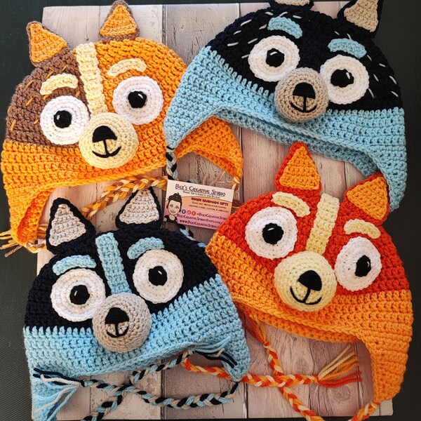 Bluey Adult Hats - Etsy