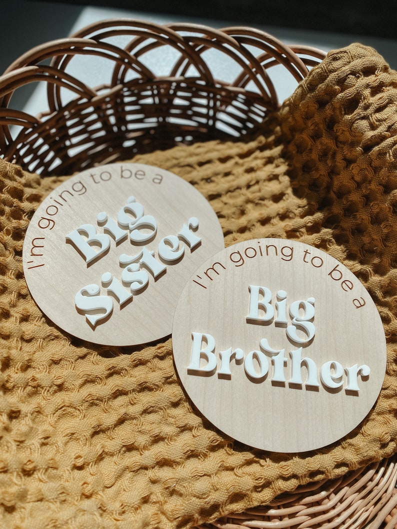 Big Brother Sign | Big Sister Sign | Pregnancy Announcement Sign | New ...