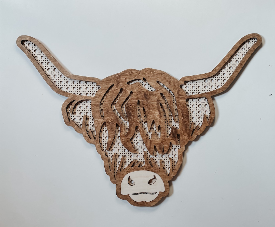 Highland Cow Wall Hanging | Nursery Decor | Farm Nursery | Girls ...
