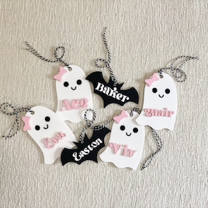 Halloween Name Tags | Halloween Basket Tags | Acrylic Name Tag | Basket ...