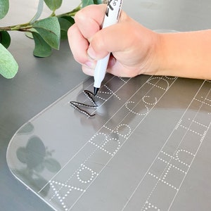 Letter Tracing | Acrylic Letter Board | Dry Erase Letters | Educational ...