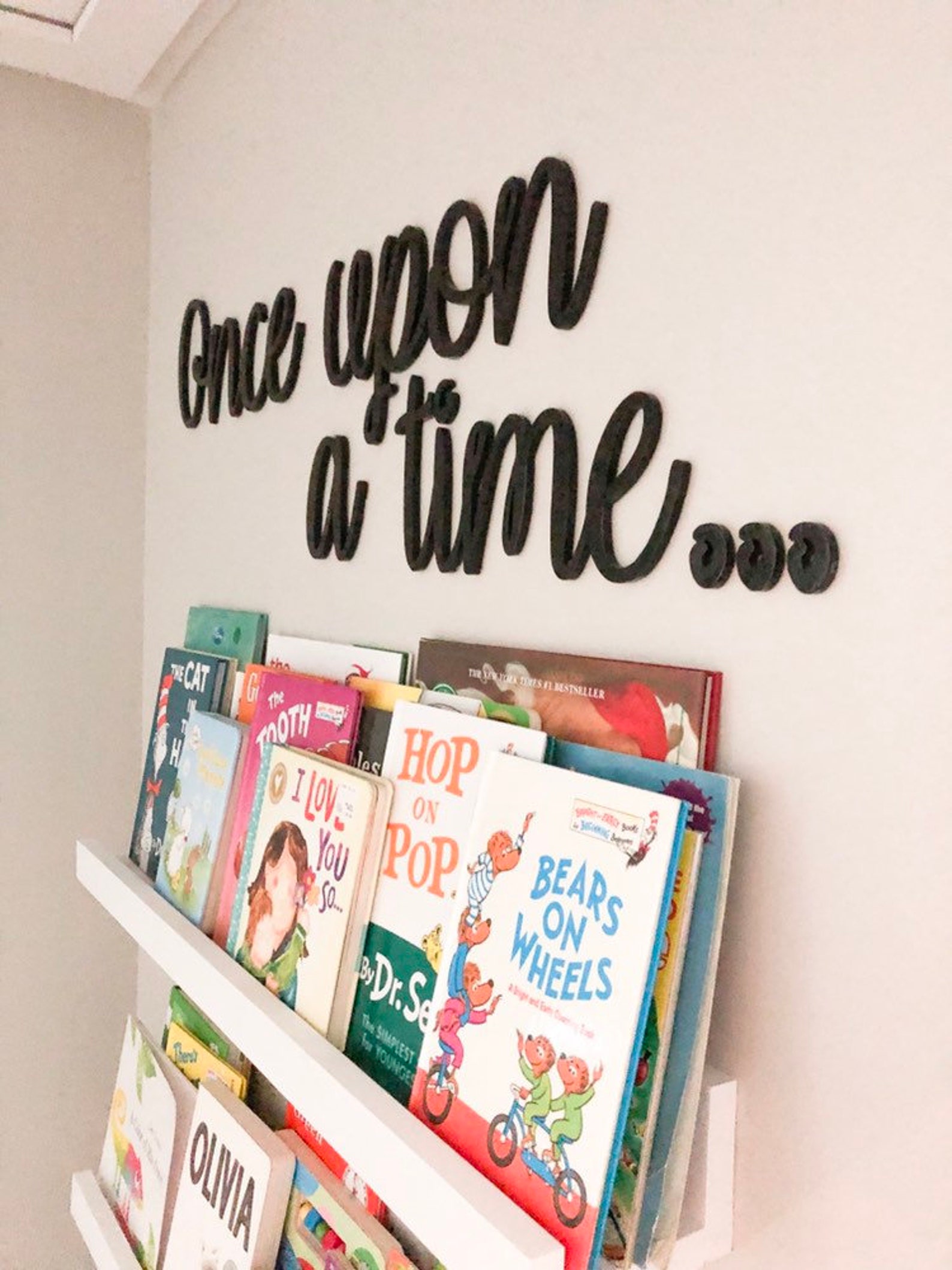 Once Upon a Time Wall Decal 3D Wall Decal Kids Bedroom | Etsy