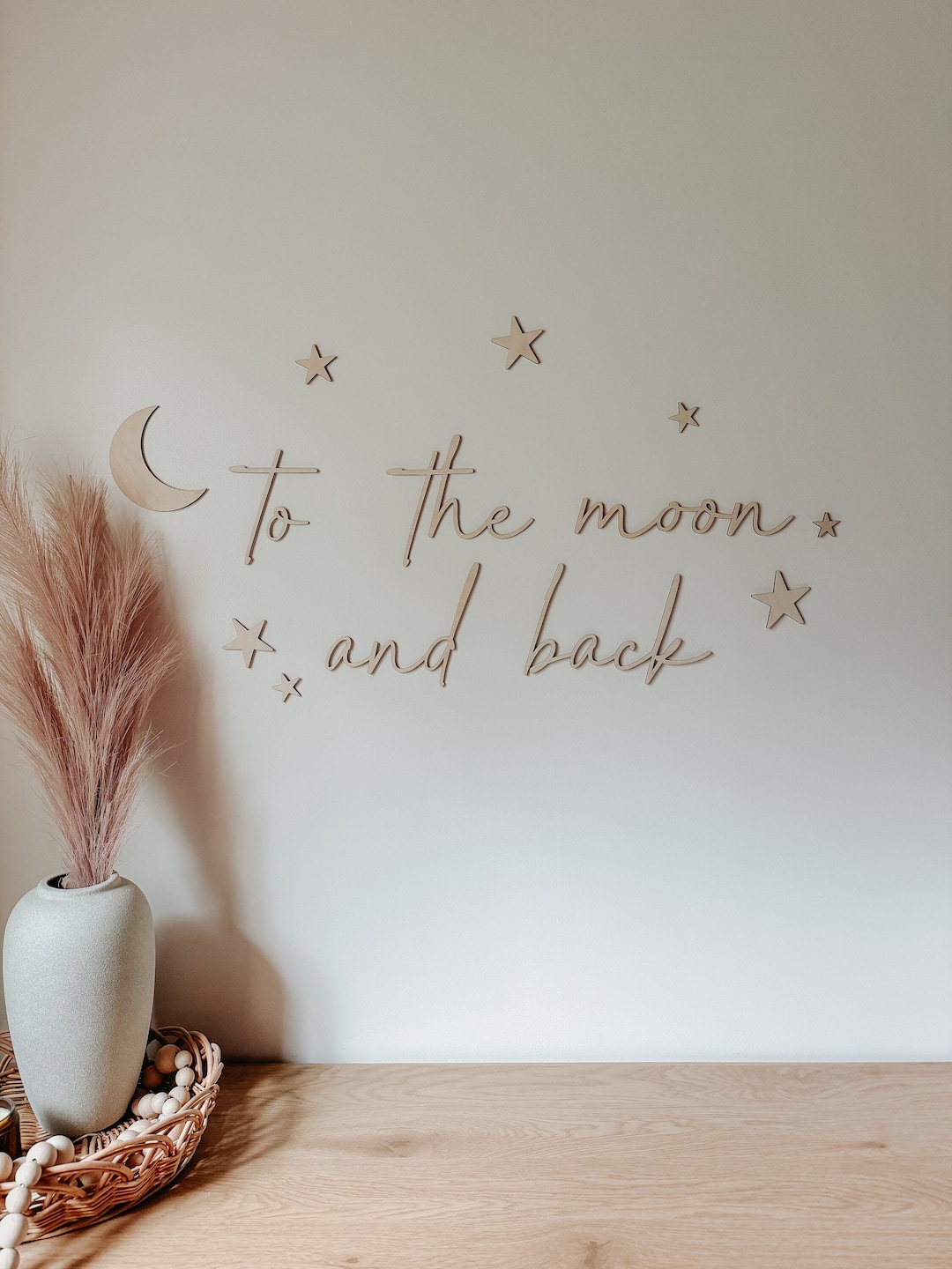 To the Moon and Back | Wall Decal | 3D Wall Decal | Kids Bedroom Decor ...