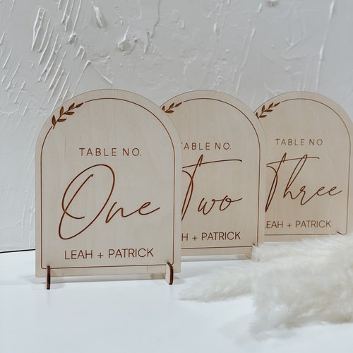 Rattan Table Numbers Wedding Decor Boho Retro | Etsy