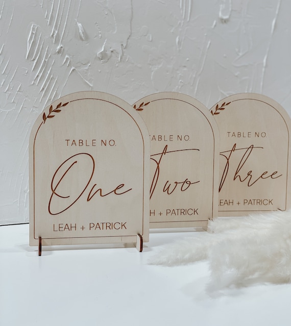 Arched Table Numbers Boho Table Numbers Boho Wedding Decor - Etsy