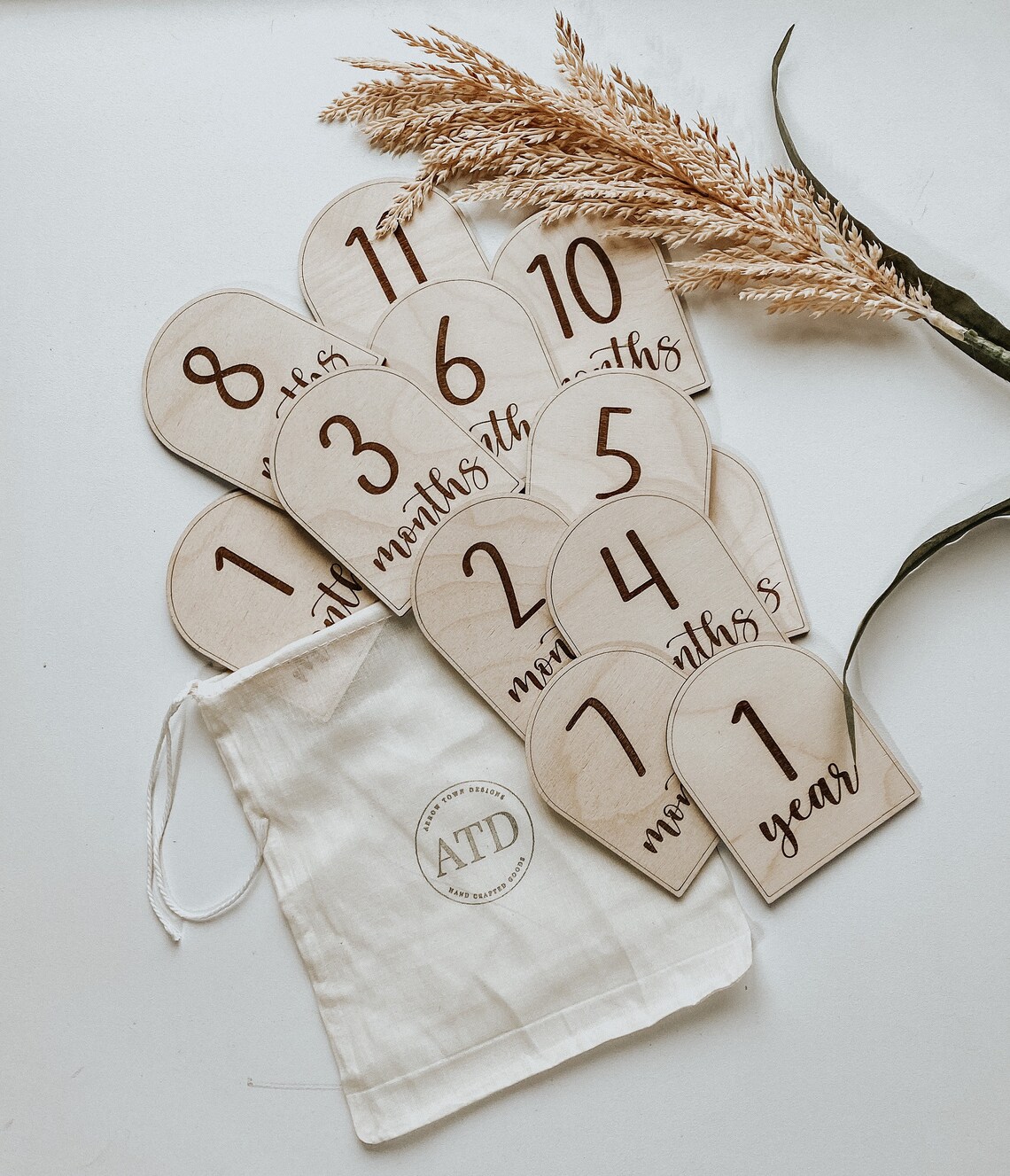 Modern Milestone Cards Modern Design Modern Monthly - Etsy